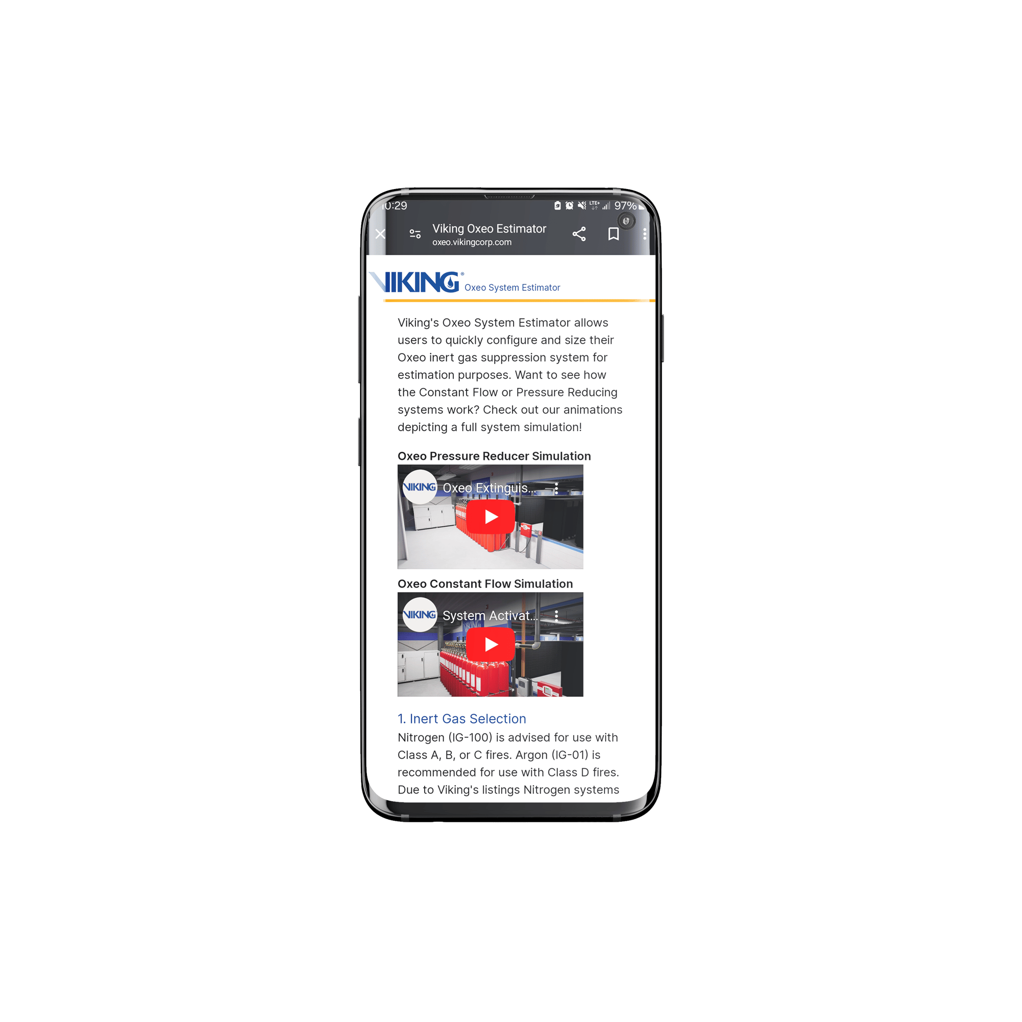 Oxeo Extinguishing Systems